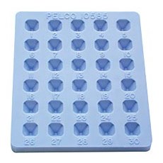 PELCO embedding mould, pyramid-tip, 30 cavities – ProSciTech