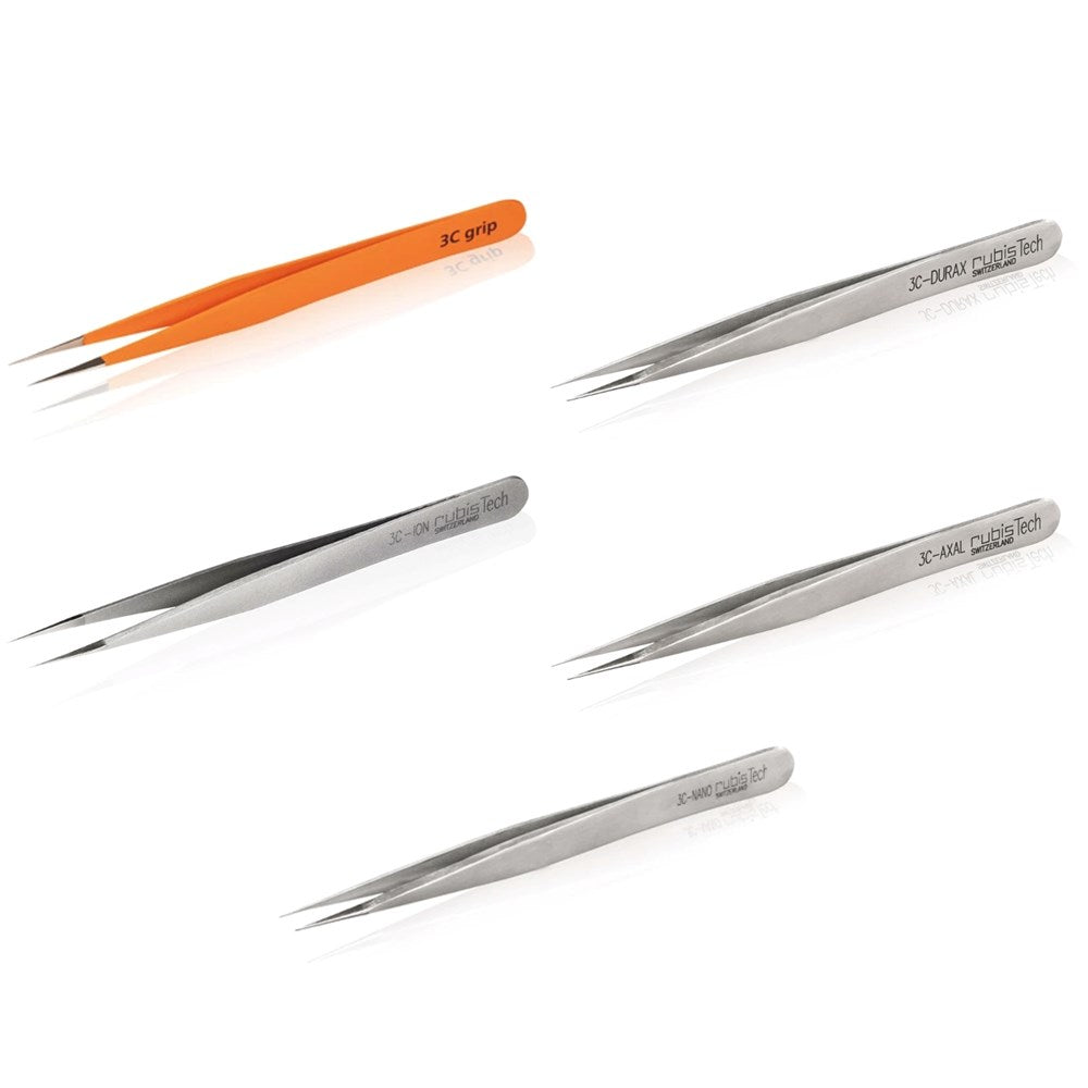 Rubis premium tweezers, style 3C – ProSciTech