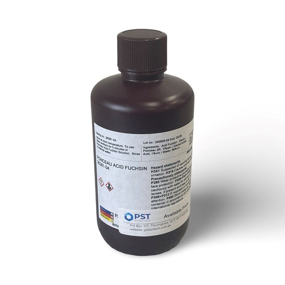 Ponceau acid fuchsin solutions – ProSciTech