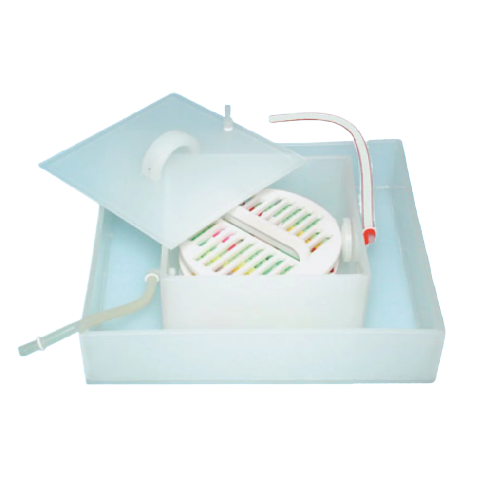 DFR insert with square PTFE cassette rack for tissue processing – ProSciTech