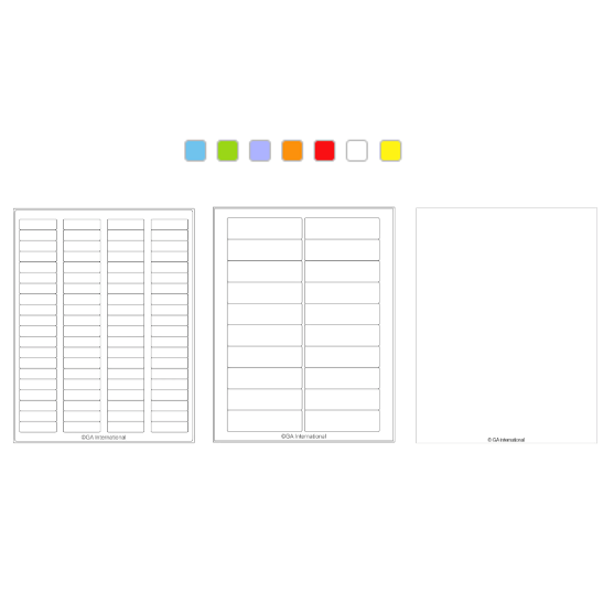 Permanent Steri-LazrTAG autoclave-resistant labels, US letter sheets – ProSciTech