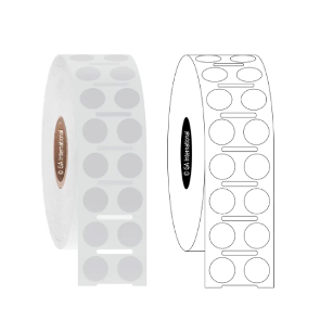 Removable Steri-ThermoTAG autoclave-resistant labels, circular – ProSciTech