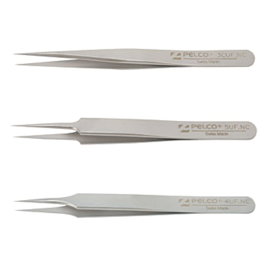PELCO Pro superalloy high precision tweezers, ultra fine tips – ProSciTech