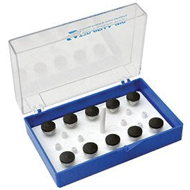 SEM carbon disc mounted specimen mounts kit, pin mount – ProSciTech