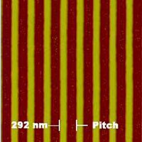 AFM high resolution reference standard, mounted on steel disc – ProSciTech