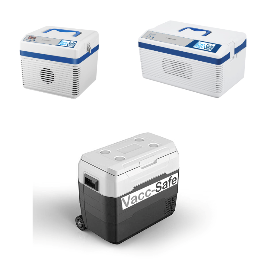 Vacc-Safe portable medical refrigerators, +6 to +2C – ProSciTech