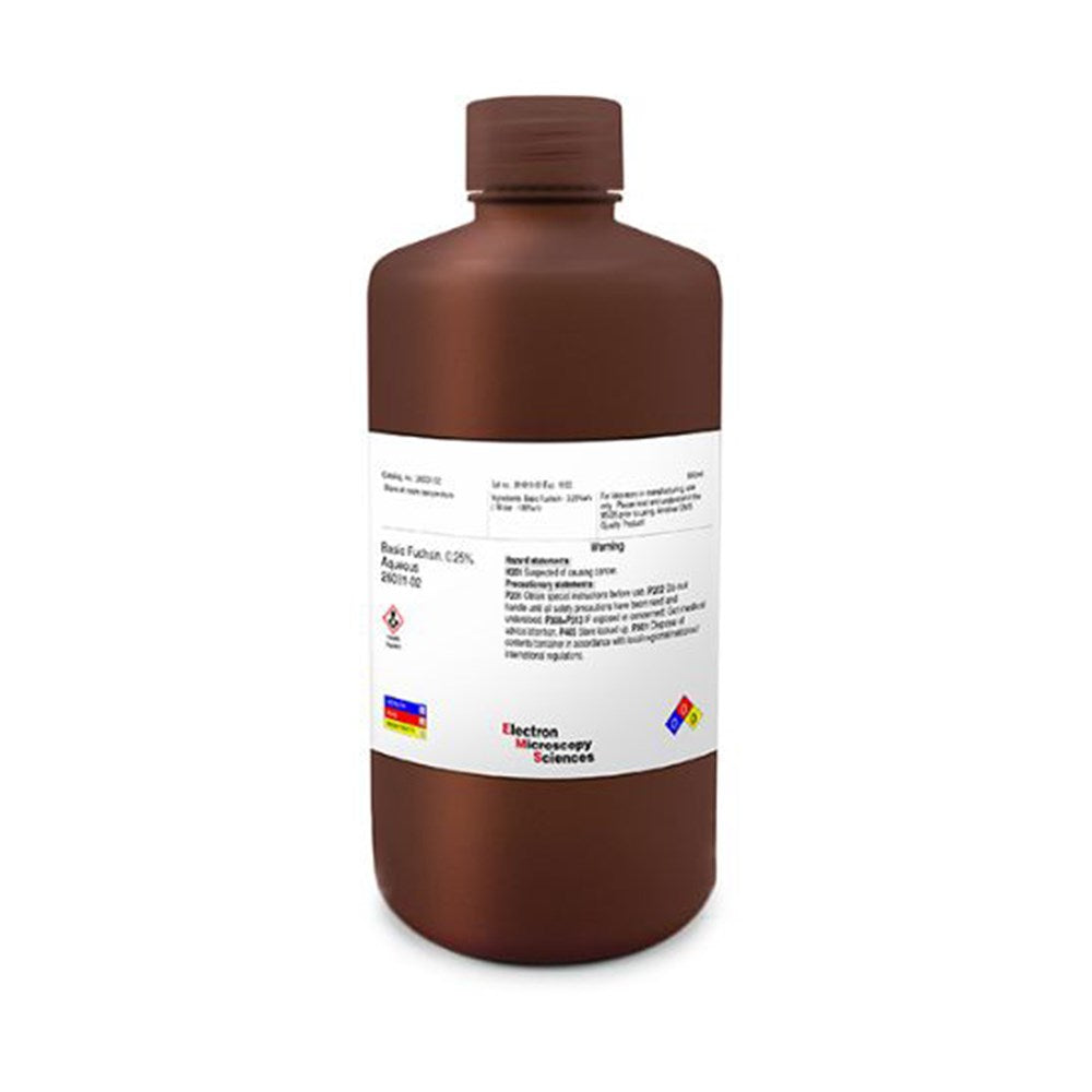Basic fuchsin staining aqueous solution, 0.25% – ProSciTech