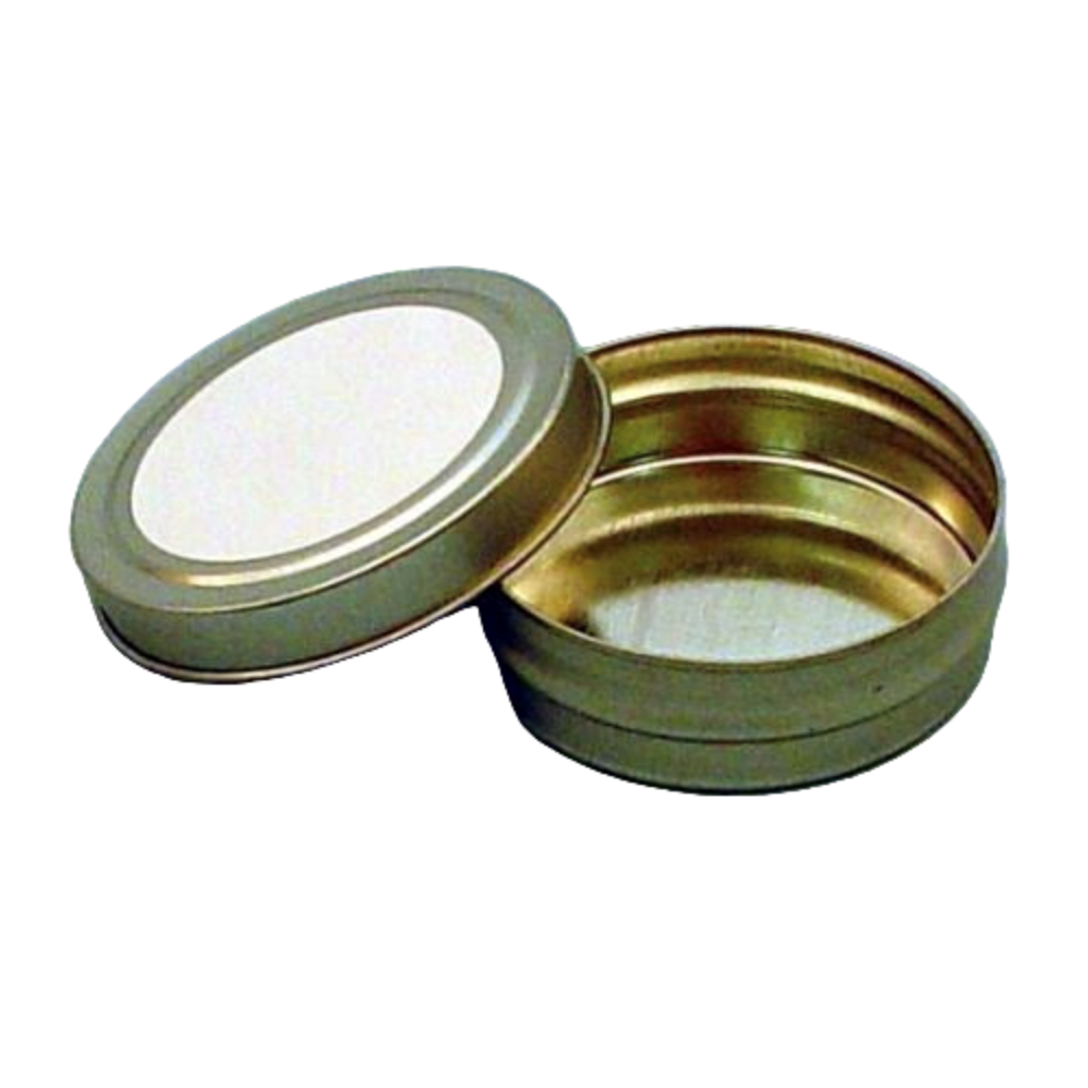 Specimen storage tins, round - ProSciTech