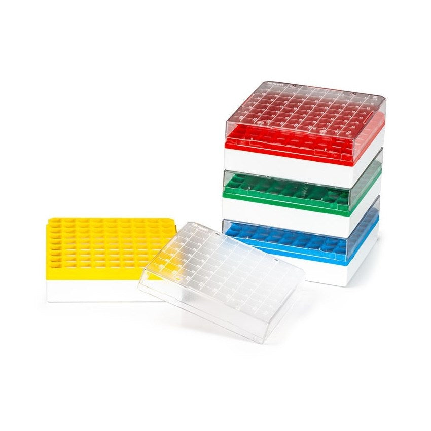 CRYOSTORE tube storage boxes, 81-place, PC – ProSciTech