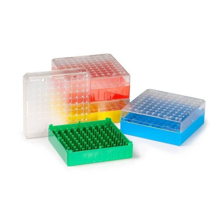 CRYOSTORE tube storage boxes, 100-place, PC – ProSciTech