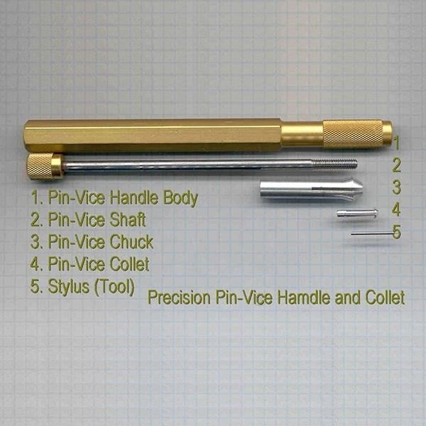 Precision diamond scribes and pin vice handle - ProSciTech