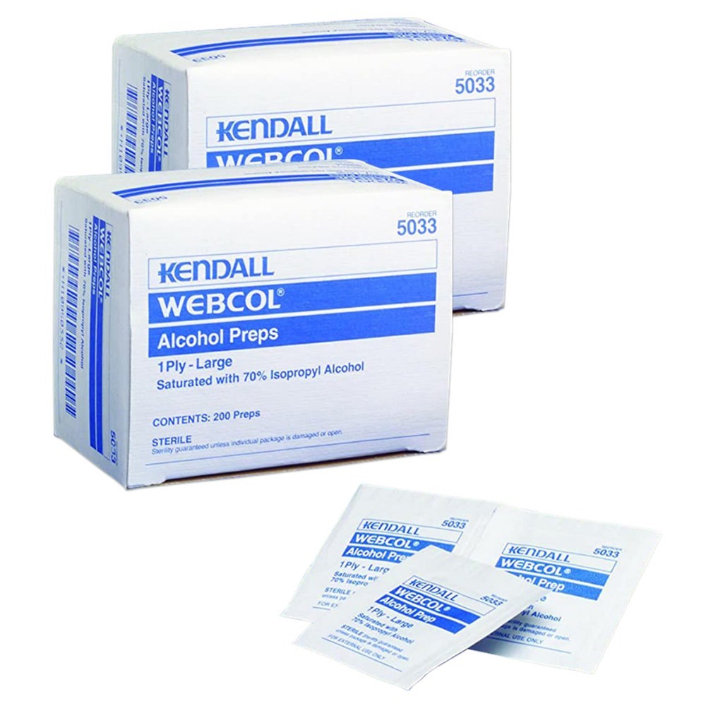 Webcol alcohol prep wipes – ProSciTech