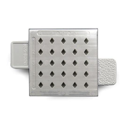 Grid storage boxes with or without numbers, 25 grids – ProSciTech