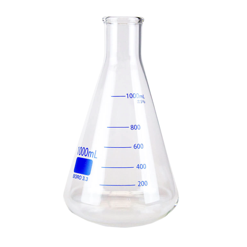 Glass Erlenmeyer flasks, narrow-neck (EMS) – ProSciTech