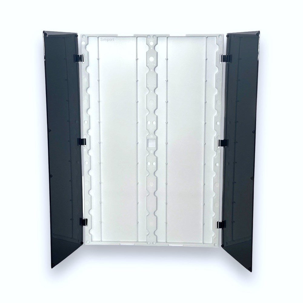 Plastic slide holder with hinged cover, 20 slides – ProSciTech