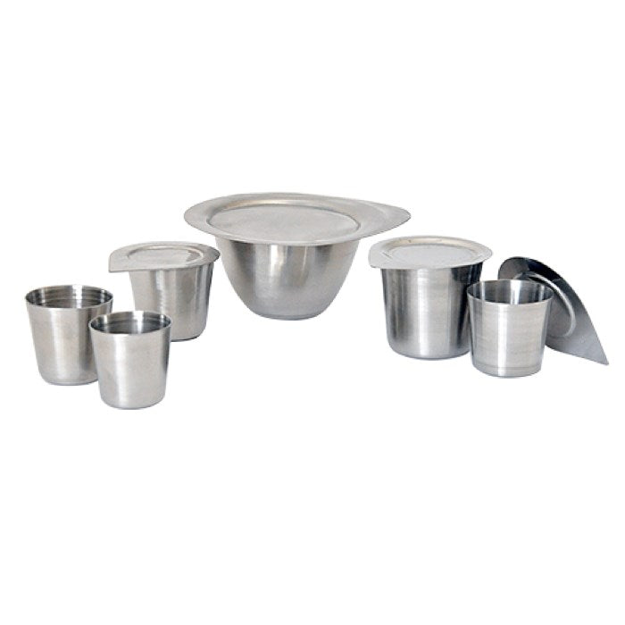 Stainless steel crucibles with lid – ProSciTech