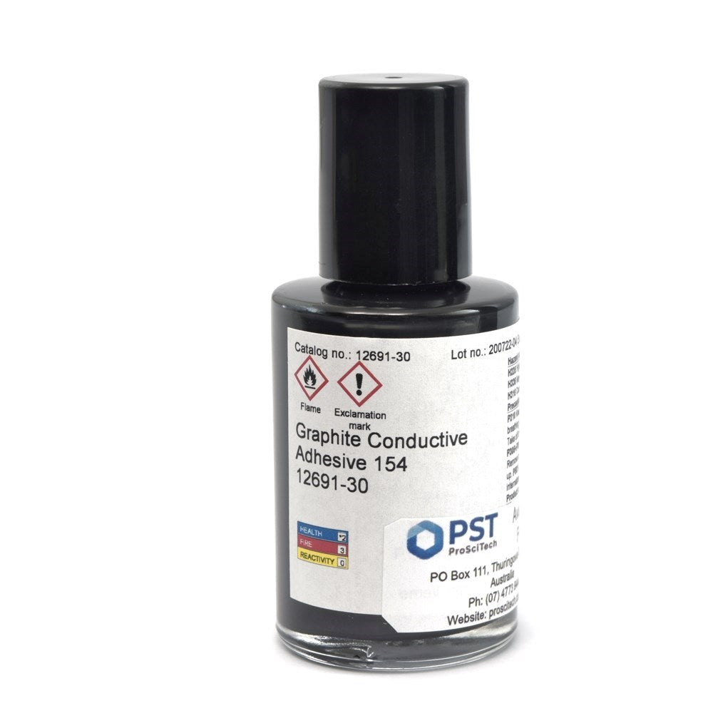 Conductive carbon/graphite paint, SEM adhesive 154 (DG) - ProSciTech