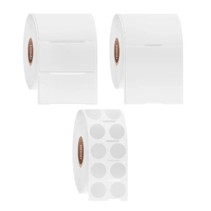 Clear UbiCling static cling labels, various shapes – ProSciTech