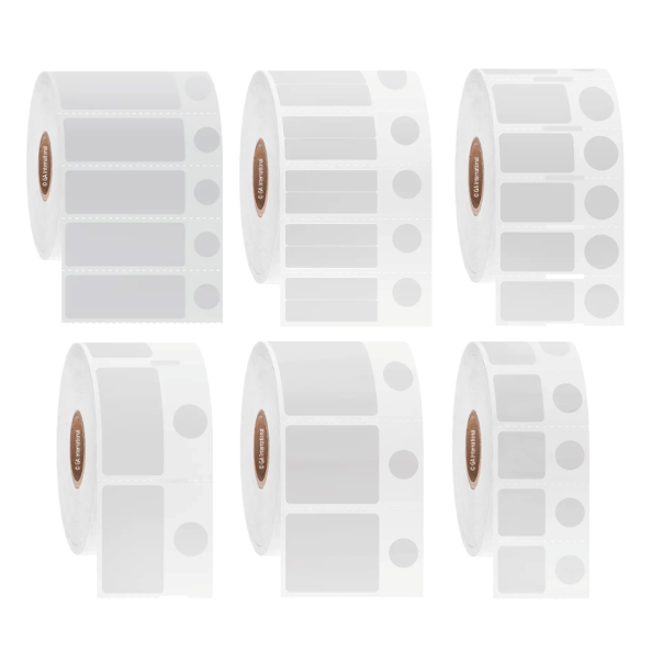 NitroTAG liquid nitrogen storage barcode labels, mixed shape, 76.2mm c ...