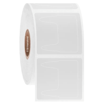 NitroTAG liquid nitrogen storage barcode labels, rectangular with 2 x ...