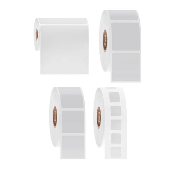 NitroTAG liquid nitrogen storage barcode labels, square, 76.2mm core ...