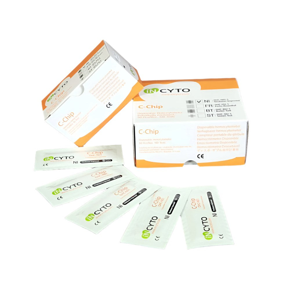 INCYTO C-Chip Neubauer improved counting chamber – ProSciTech