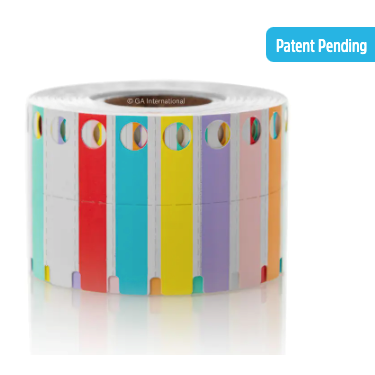 PCR-TagTrax PCR tube and strip thermal transfer tags, adhesive-free, h ...