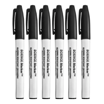 SCIENCE-Marker alcohol and water-resistant cryogenic markers, fine tip ...
