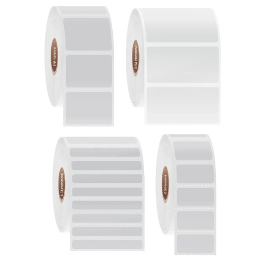 CryoSTUCK frozen vial and surface thermal transfer labels, rectangular ...