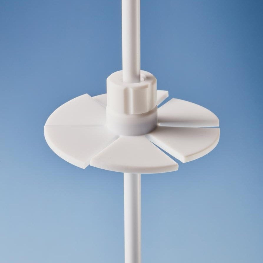 Adjustable turbine rotors for shaft stirrers, PTFE coated – ProSciTech