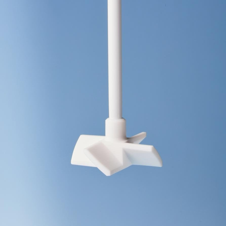 Screw propeller shaft stirrers, PTFE coated – ProSciTech