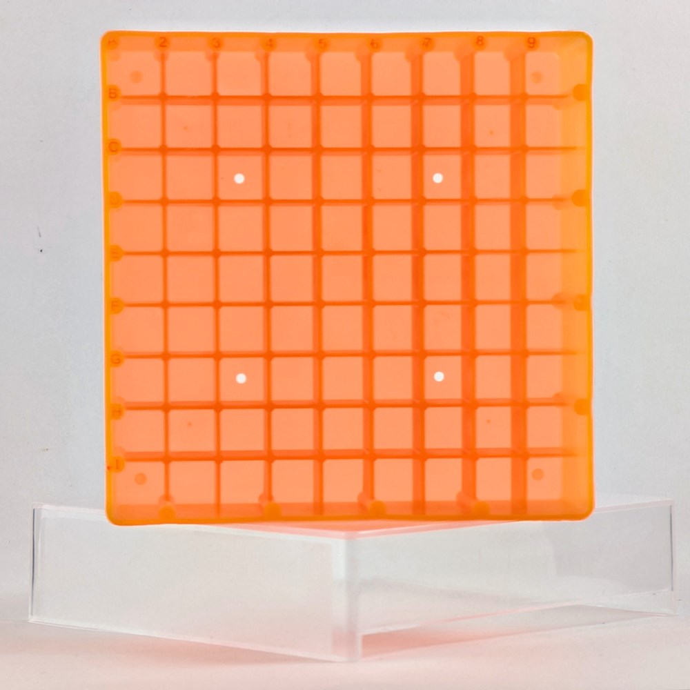 Microtube boxes for 81 x 1.5ml tubes, PP – ProSciTech