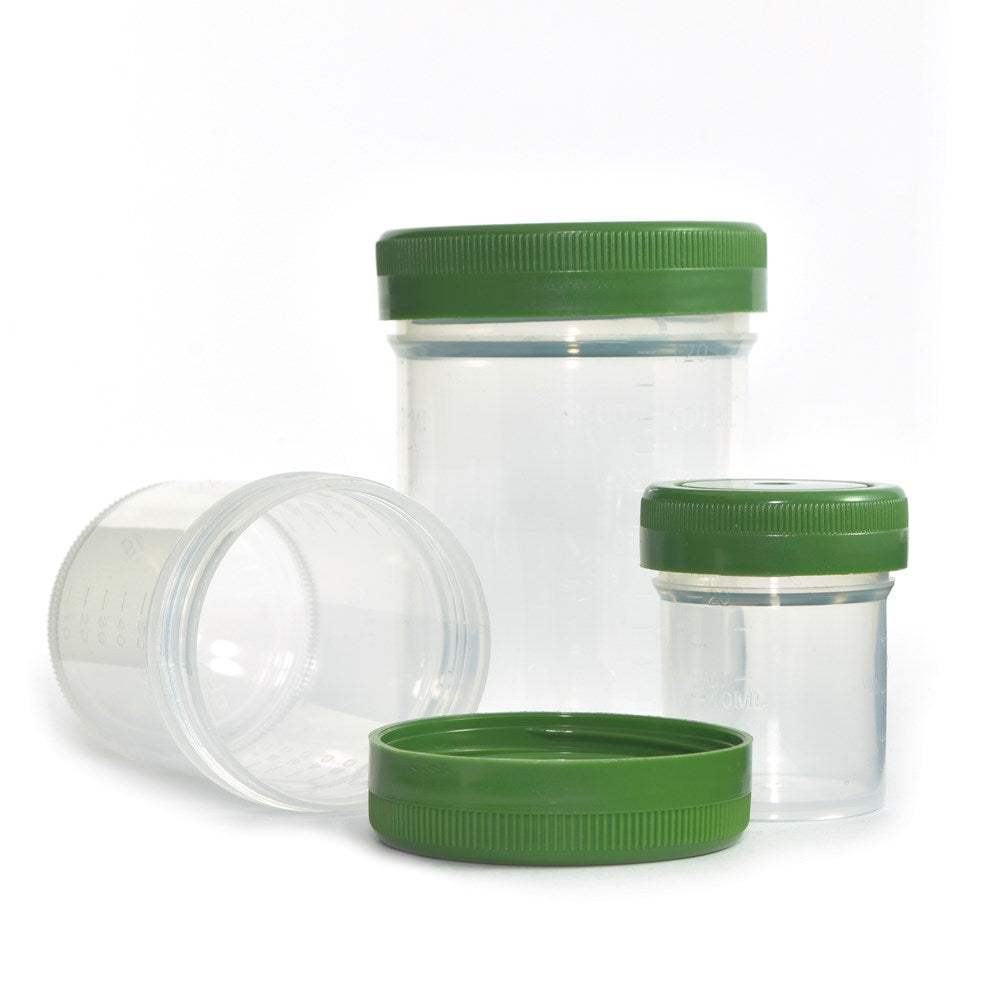 Flat bottom graduated containers, PP – ProSciTech