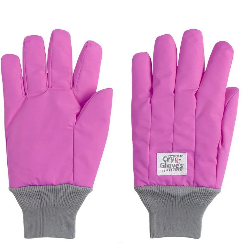 Tempshield waterproof Cryo-Gloves, pink - ProSciTech
