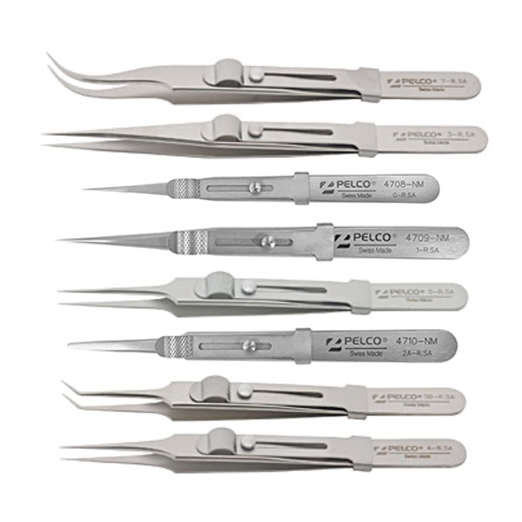 PELCO Pro locking tweezers – ProSciTech