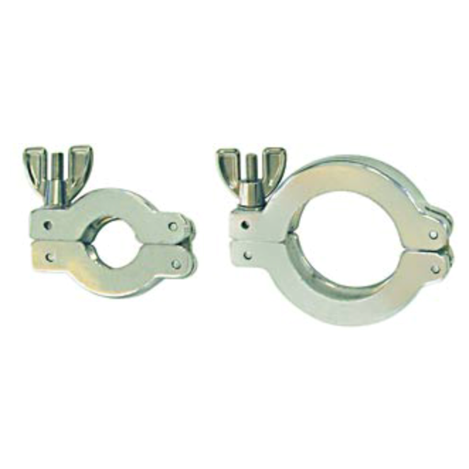 NW/KF wing nut clamps, cast aluminium – ProSciTech