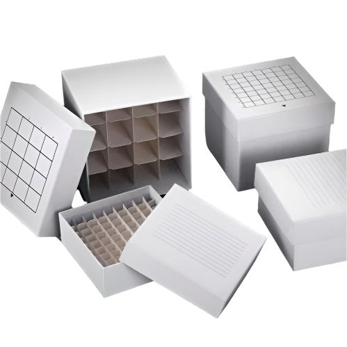Cryotube boxes for 11-15mm tubes, cardboard – ProSciTech